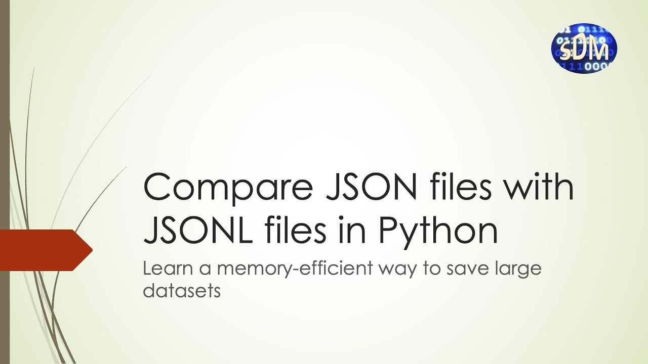 Compare JSON files with JSONL files in Python