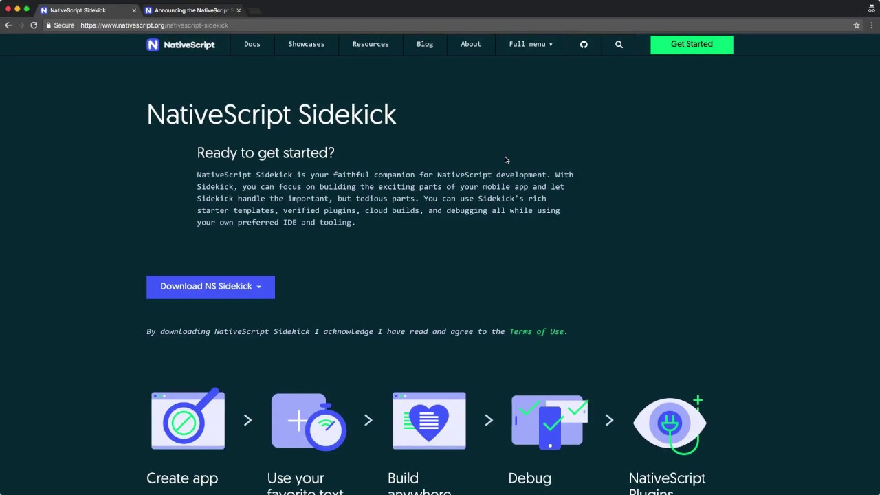 A Brief Tour of NativeScript Sidekick