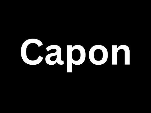How to Pronounce "Capon " in English language? [How to say Capon ?]