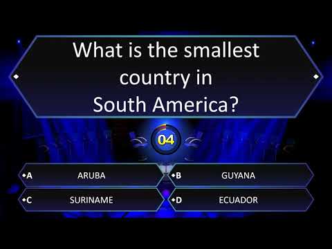 What is the smallest country in South America?