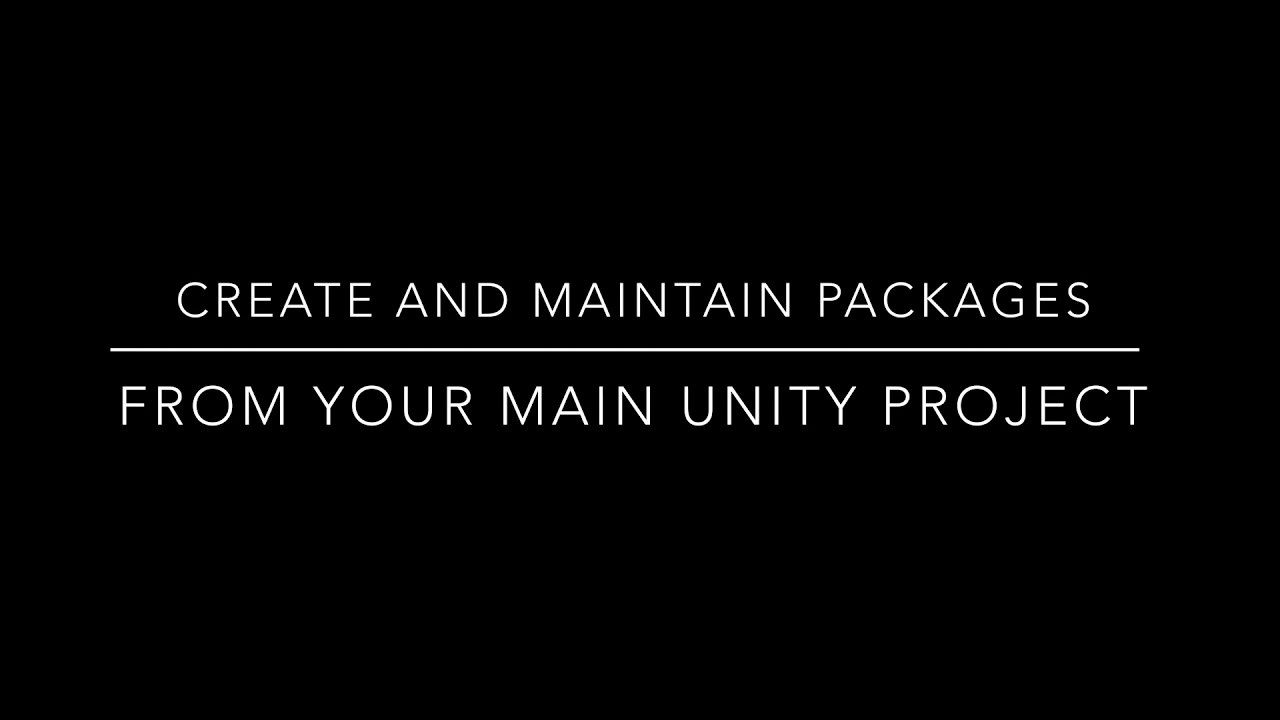 Unity Packages as Git Submodules