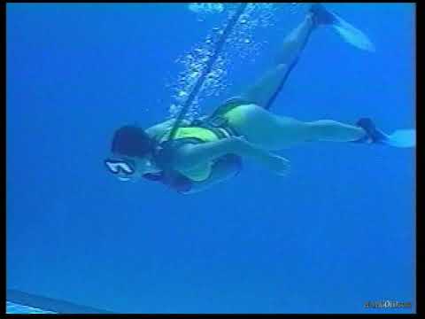 The Fathom series girls testing a long airhose