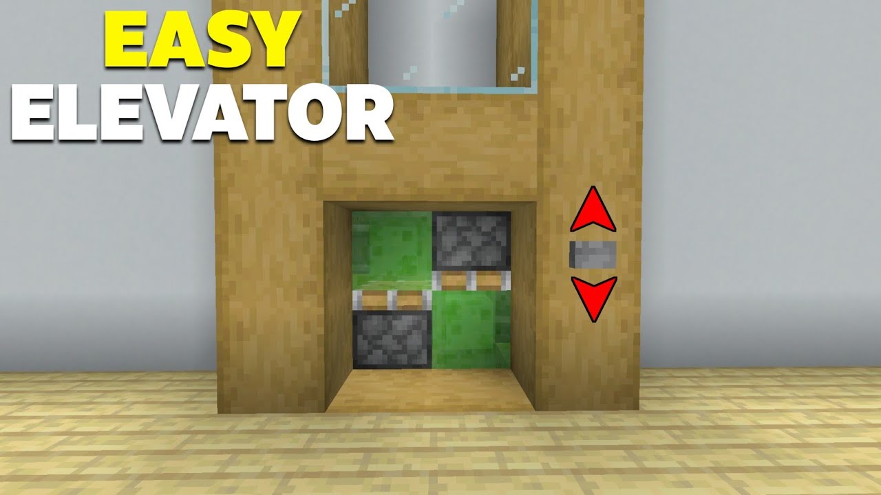 How to make a working Elevator In Minecraft Bedrock! (mcpe) - Minecraft ...