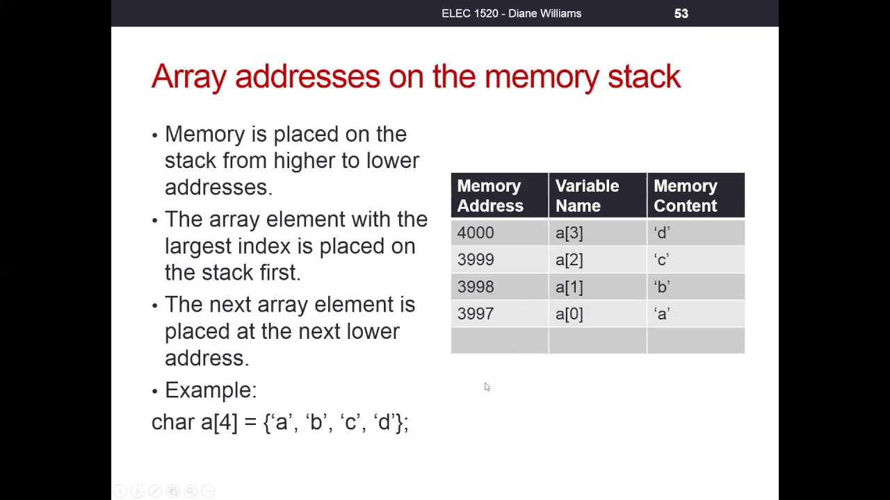 Pointers, part 5, pointer arithmetic