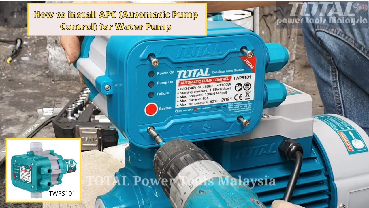 TOTAL Automatic Pump Control - TWPS101.How to installation Automatic Pump Control .