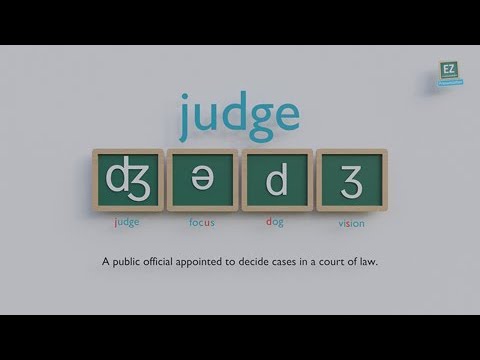 How to pronounce judge ?