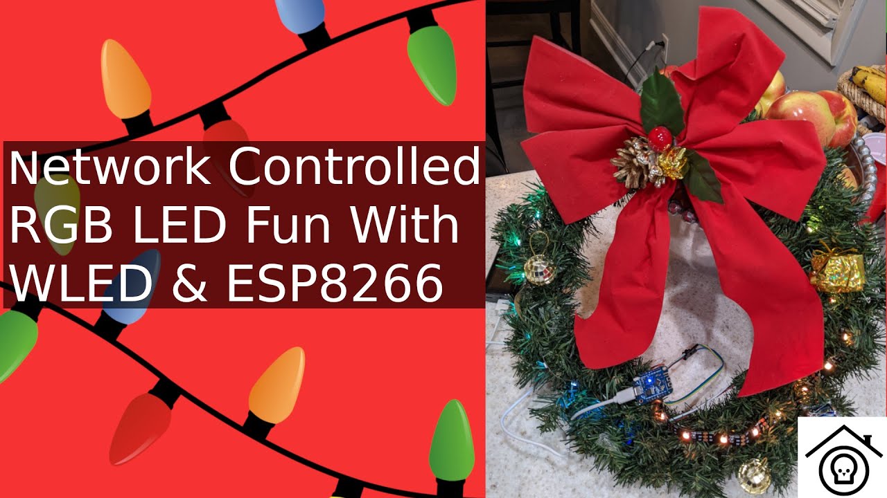 ESP8266 & WLED RGB Fun! Network controlled blinky lights!