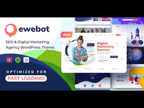 Ewebot - SEO Marketing & Digital Agency wordpress theme
