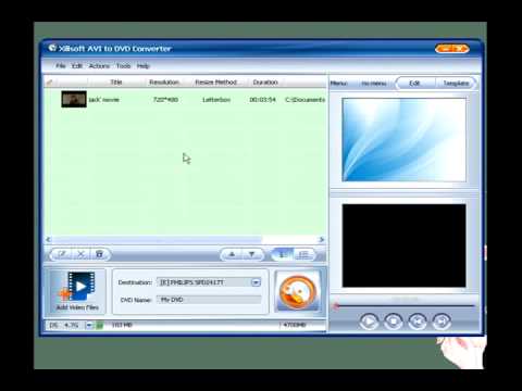 How to convert AVI to DVD