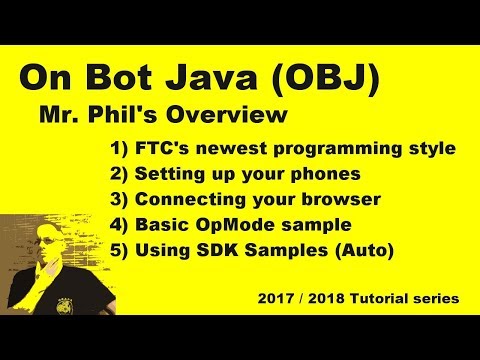 Getting started with On-Bot-Java for FTC 2017/18