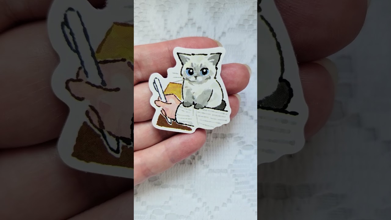 Kitty Cat Meme Stickers on Shein