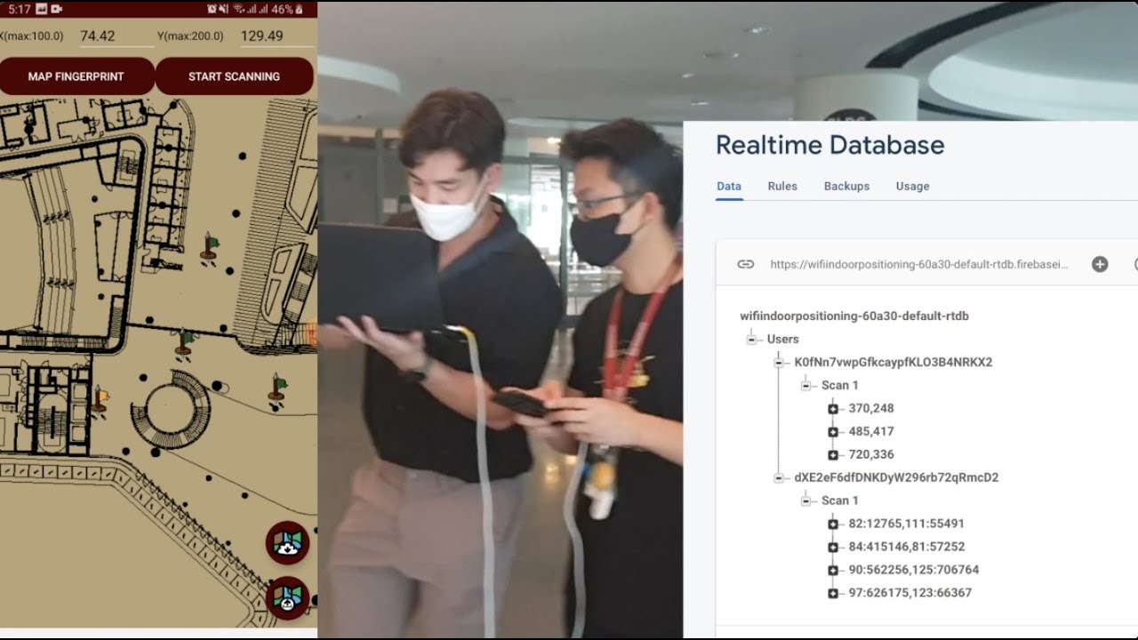 Marauder's App: Indoor WIFI Positioning App