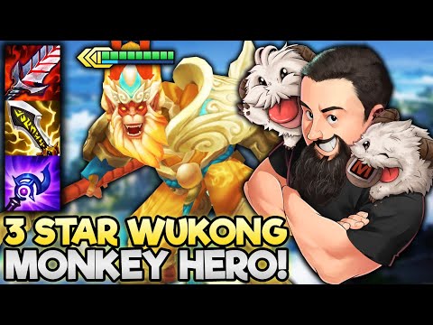 3 Star Wukong - The Chosen Mechanic is Back!! | TFT Festival of Beasts | Teamfight Tactics