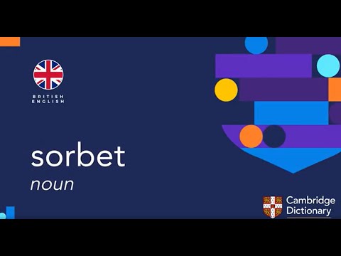 How to pronounce sorbet | British English and American English pronunciation