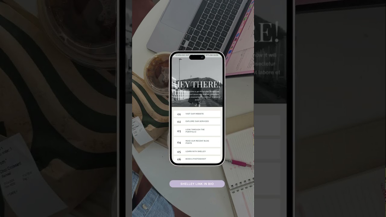 Why settle for Linktree when your link in bio could look this good? ✨🖥️