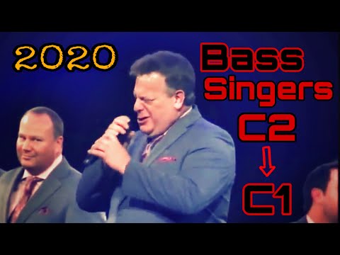 Bass Singers 1st Octave | C2 - C1 | Best Quartet & Acapella Low Notes