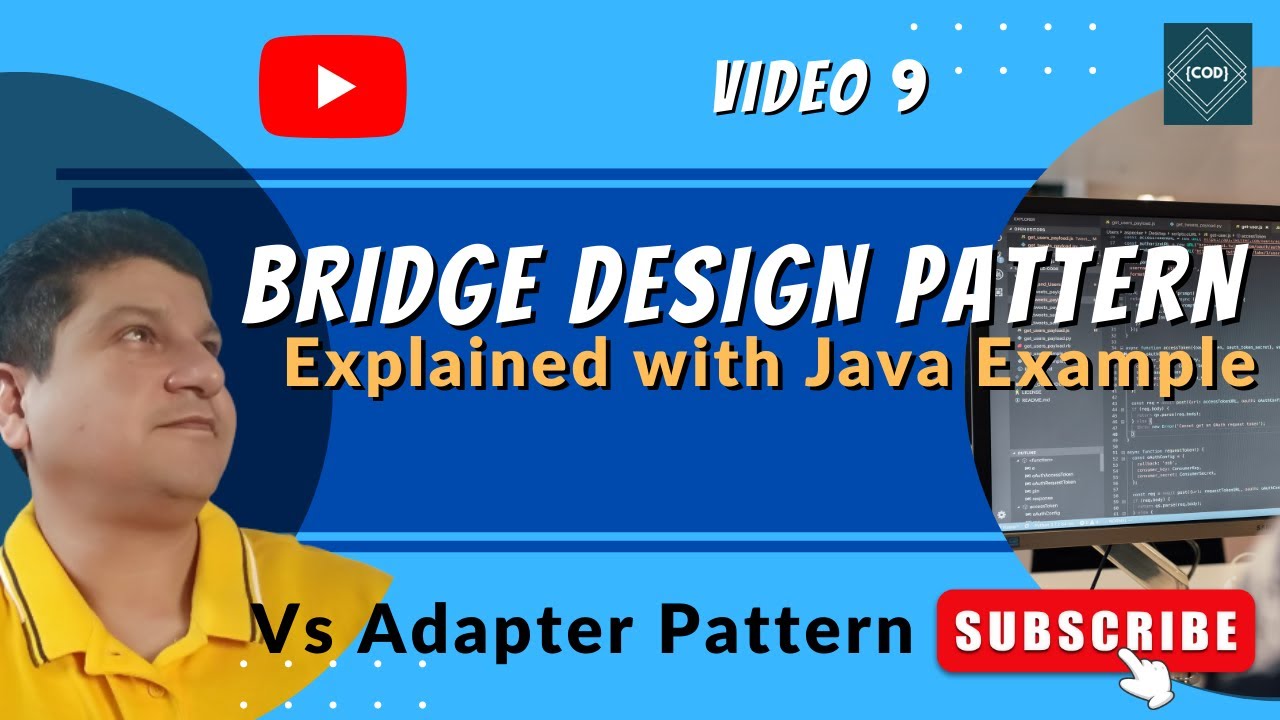 Bridge Pattern Tutorial Explained with Examples in Java | When to use? Vs Adapter Pattern
