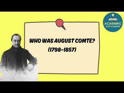 Who Was Auguste Comte? | Academic Explained