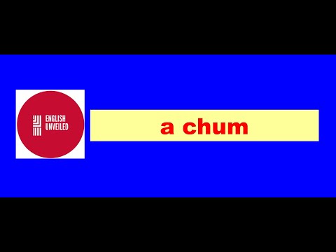 a chum - #snippet_of_englishββββββββ GUESS THE MEANING
