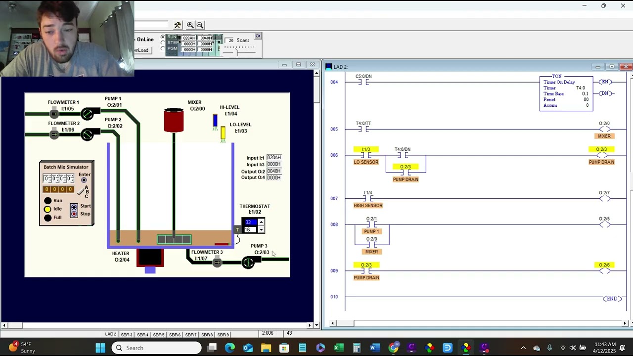 Logix Pro Batch Simulation