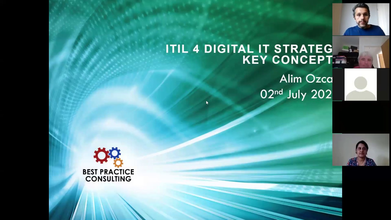 ITIL 4 Digital IT Strategy - Alim Ozcan 02July2020