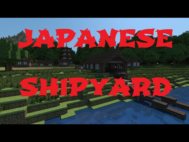 Japanese Shipyard Minecraft Map