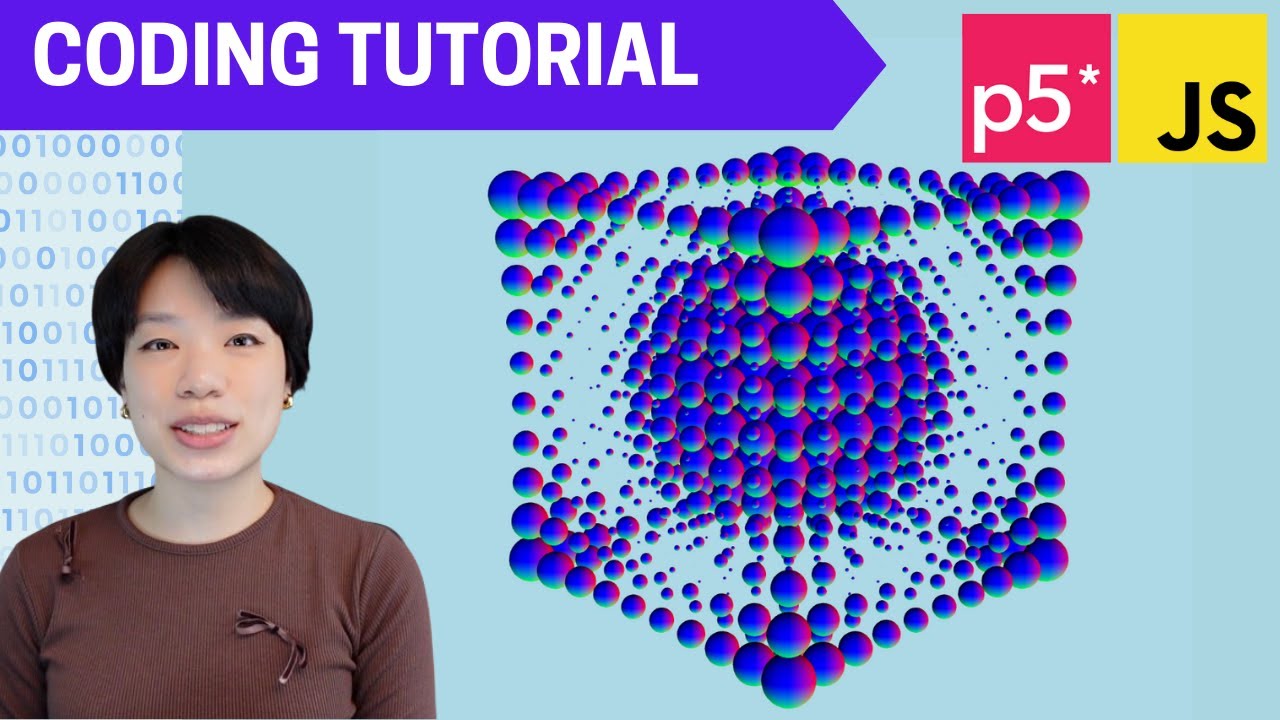 p5.js Coding Tutorial | Spherical Cube