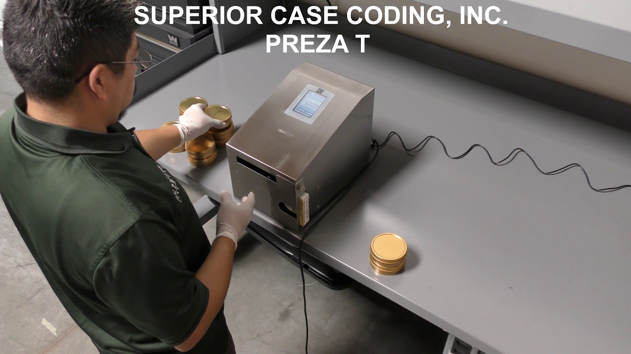 Preza T Tabletop Handheld Inkjet Coding