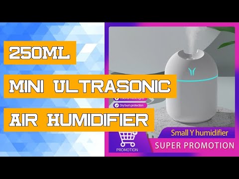 250ML Mini Ultrasonic Air Humidifier Romantic Light USB Essential Oil Diffuser Car Purifier Aroma An