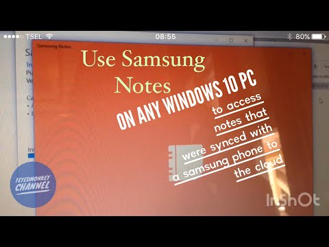 How to access Samsung notes cloud from any Windows 10 PC