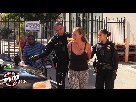 Copwatch | Man & Woman Arrested Blocking a Driveway While Cops Block ...