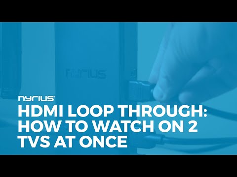 Stream any Device to Two TVs at Once with HDMI Loop Through (Cable box, satellite, Blu Ray, DVD)