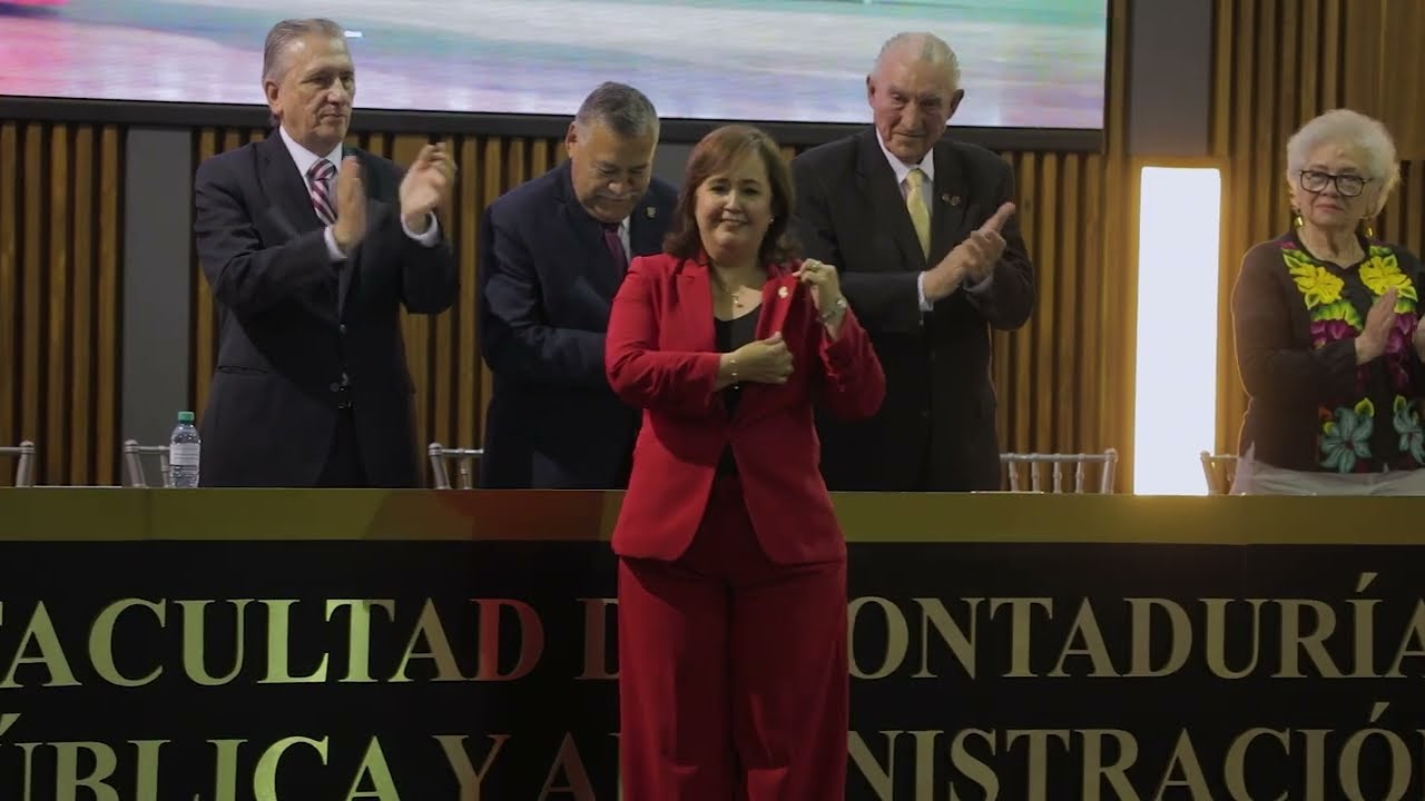 Toma de protesta de la Dra. Adriana Garza Elizondo como directora de la FACPYA para 2025-2028