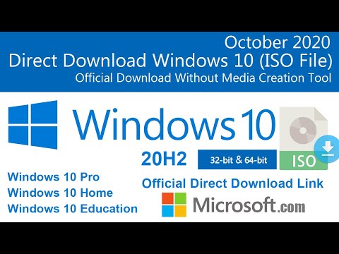 Official Direct Download Link Latest Windows 10 October 2020 20H2 ISO File Clean Untouched