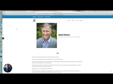 Bio Page Template video instruction 4 minutes CSA 2023