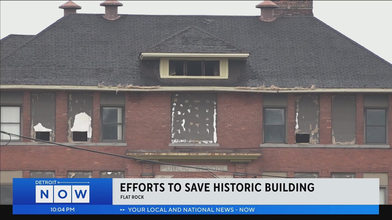 Former Flat Rock student seeks to save historic building