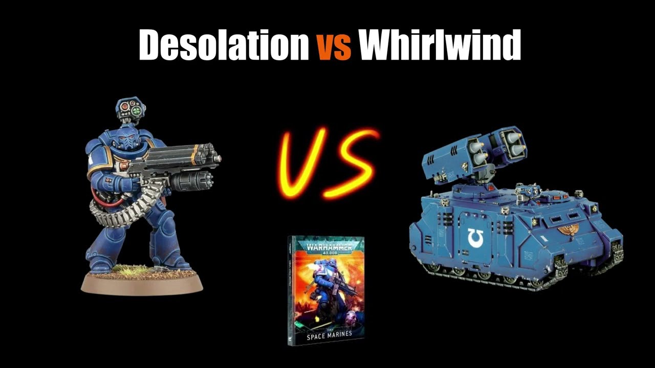 BEST Space Marines Indirect Fire Unit – Whirlwind vs Desolation Squad | Warhammer 40K Tactics