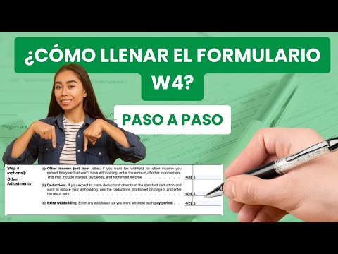 ¿CÓMO LLENAR EL FORMULARIO W4? | TUTORIAL PASO A PASO