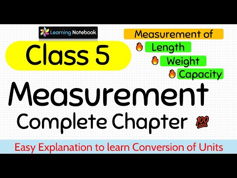 Measurement of Quantities Video Lecture - Mathematics and Pedagogy ...