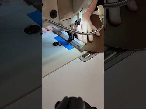 Sewing plastic j clips for F150 bench seat cover #asmr