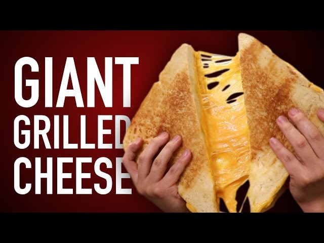 Giant Grilled Cheese Sandwich - The Awesomer
