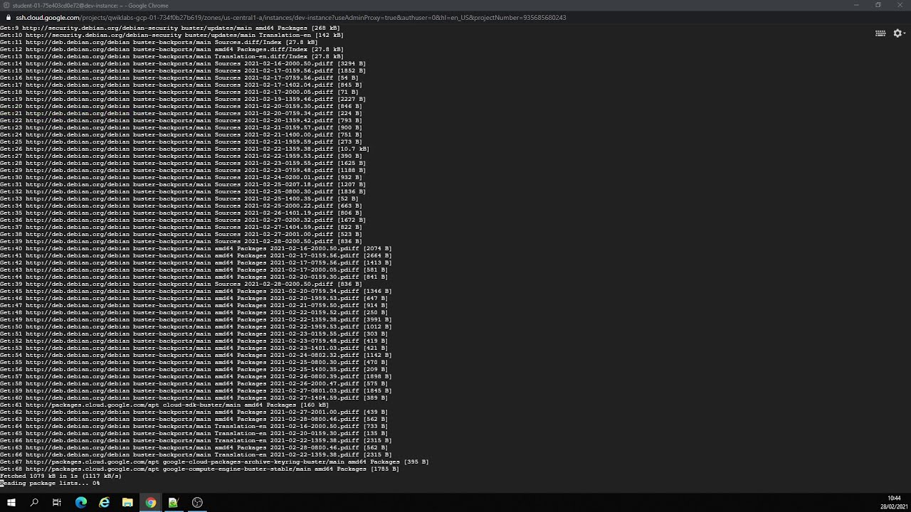 Google Cloud Platform: Python Environment