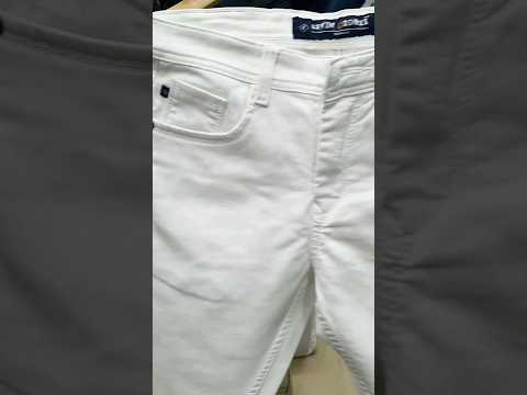 Pure white cotton jeans for Mens daily style! WHITE RFD LYCRA JEANS #ootd #whitejeans