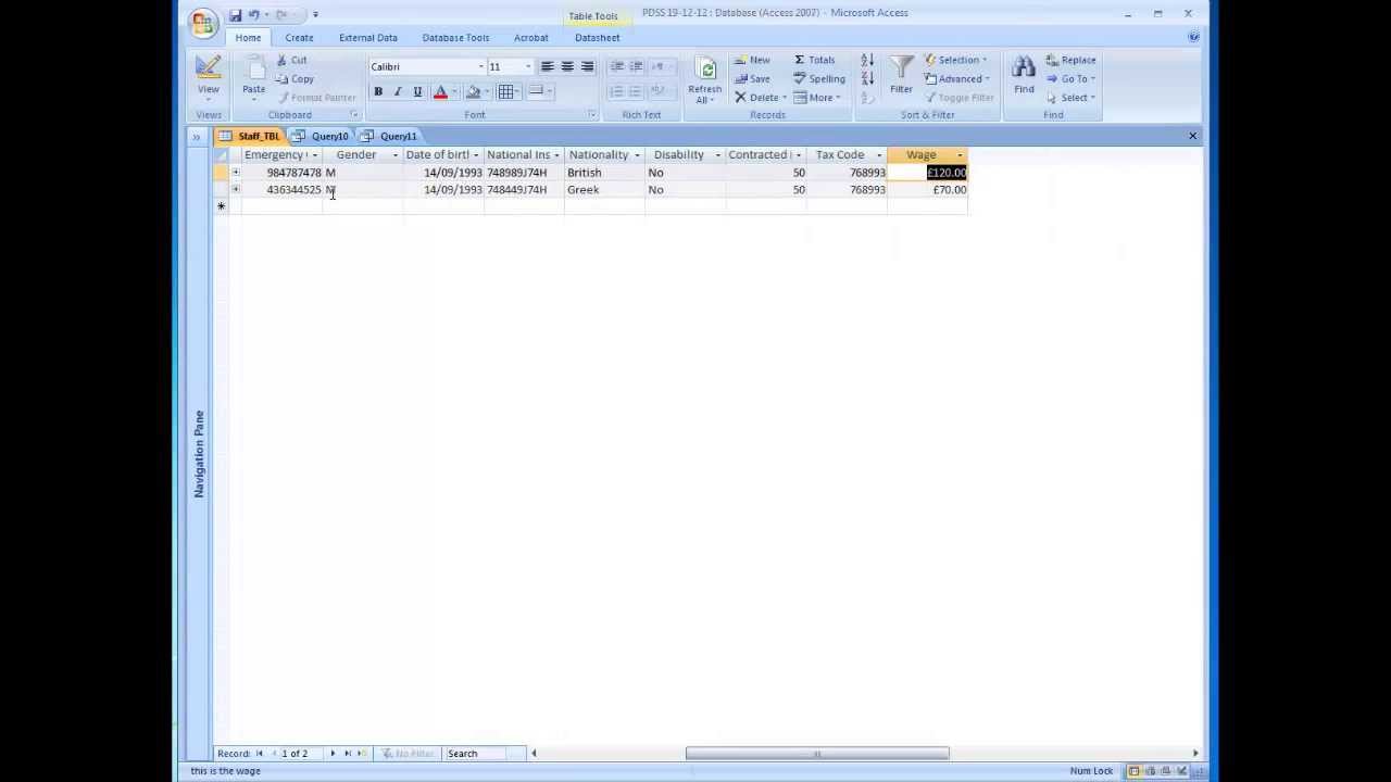 Create an Update query in Microsoft Access, SQL Server, MySQL, Oracle