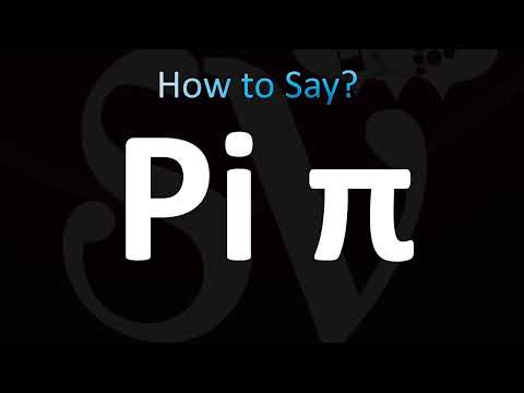 How to Pronounce Pi (Greek Letter π)