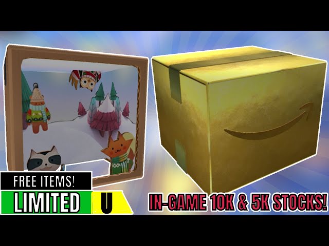 How to get the limited edition UGCs in Roblox Amazon's Holiday Dash