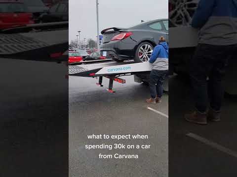 Carvana delivery fail 👍🤣 #carvana