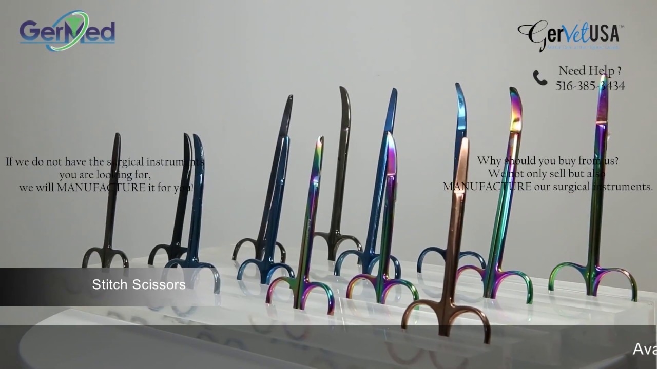 Stitch Scissors | Veterinary Suture Scissors | GerVetUSA