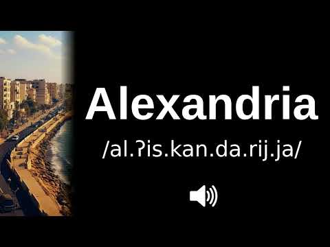 🇪🇬 How to pronounce Alexandria (CORRECTLY!)