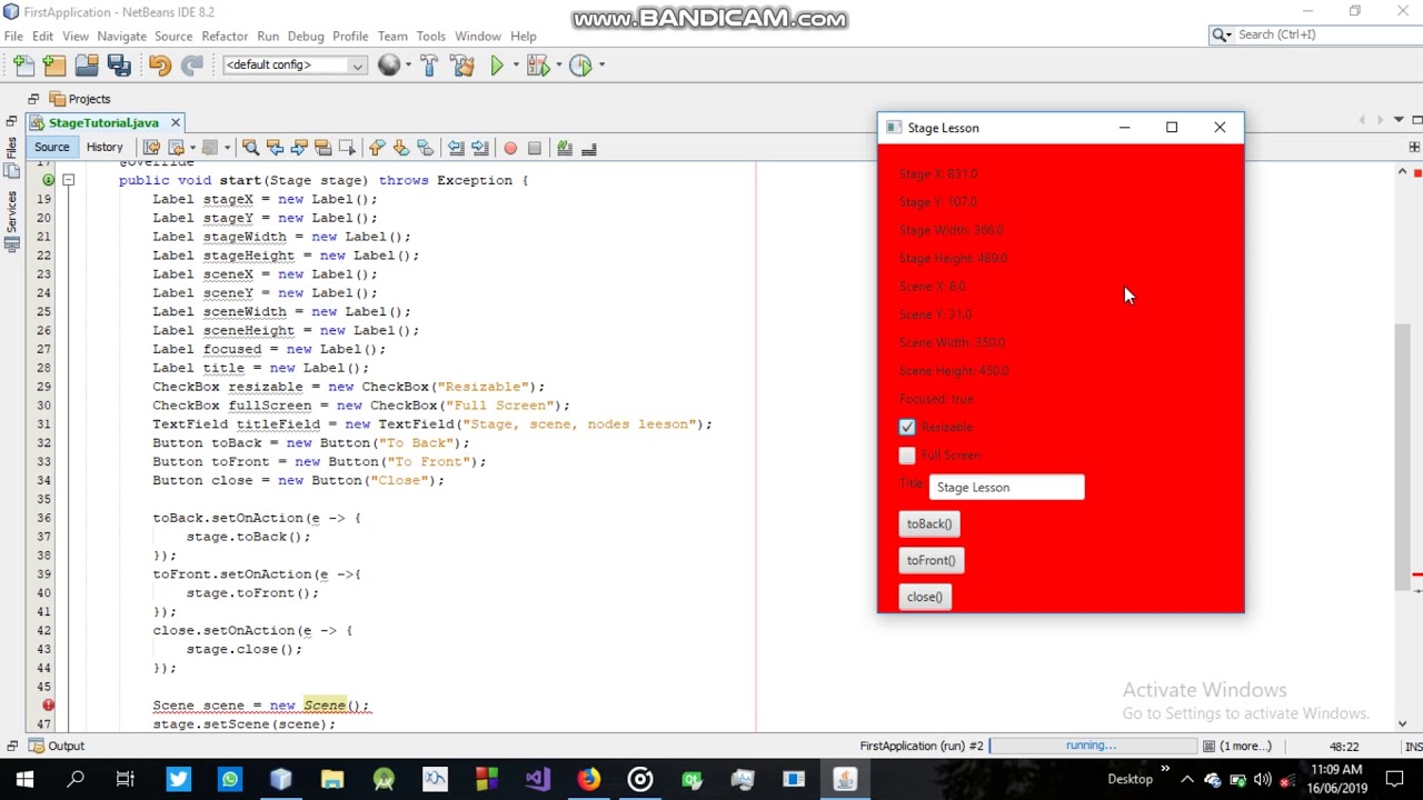 2  JavaFX For Beginners  Understanding JavaFX stage,scene paradigm